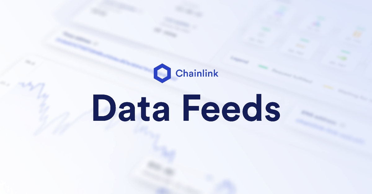 Decentralized Data Feeds | Chainlink